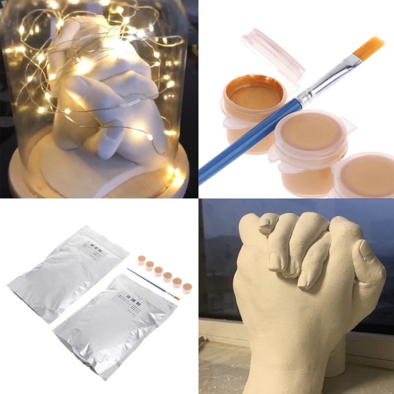 1 Set Kids 3D Create A Mold Molding Clone Powder Casting Hand Keepsake ...