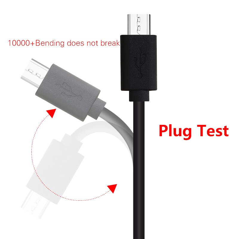 10pcs/lot Micro USB 0.3m 1m 1.5m Charger Data Sync Adapter Cable for ...