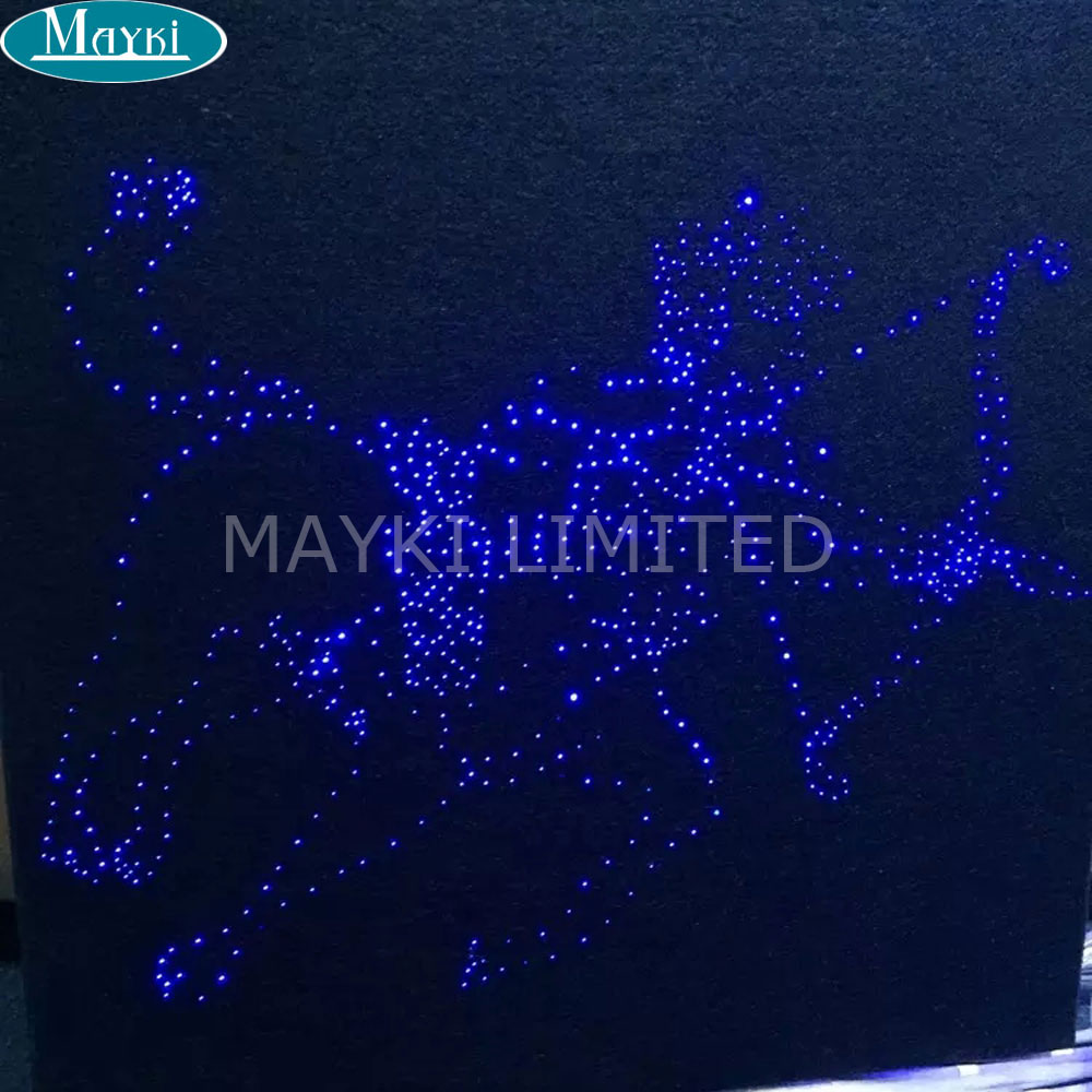 5W white LED +twinkle color wheel fiber optic light engine for LED ...
