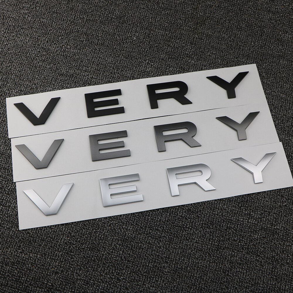 Round Font Letter Emblem Badge Special for DISCOVERY Car Styling ...