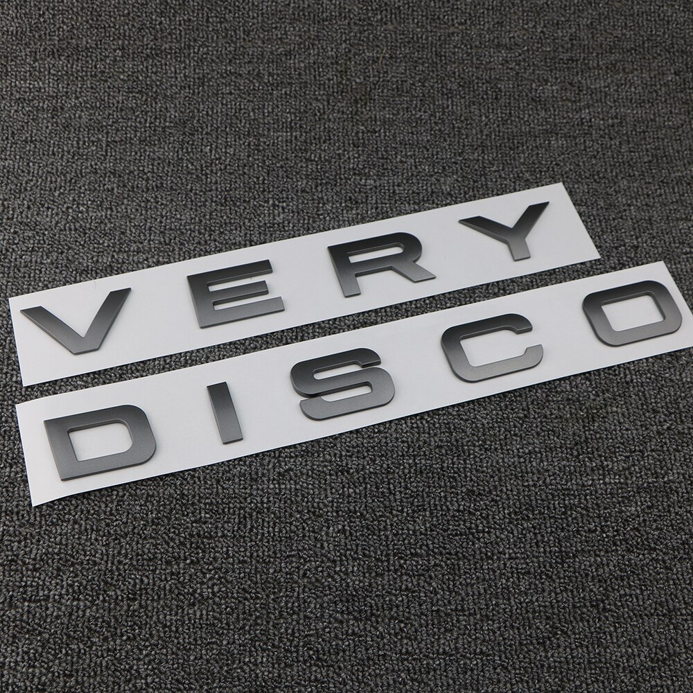 Round Font Letter Emblem Badge Special for DISCOVERY Car Styling ...