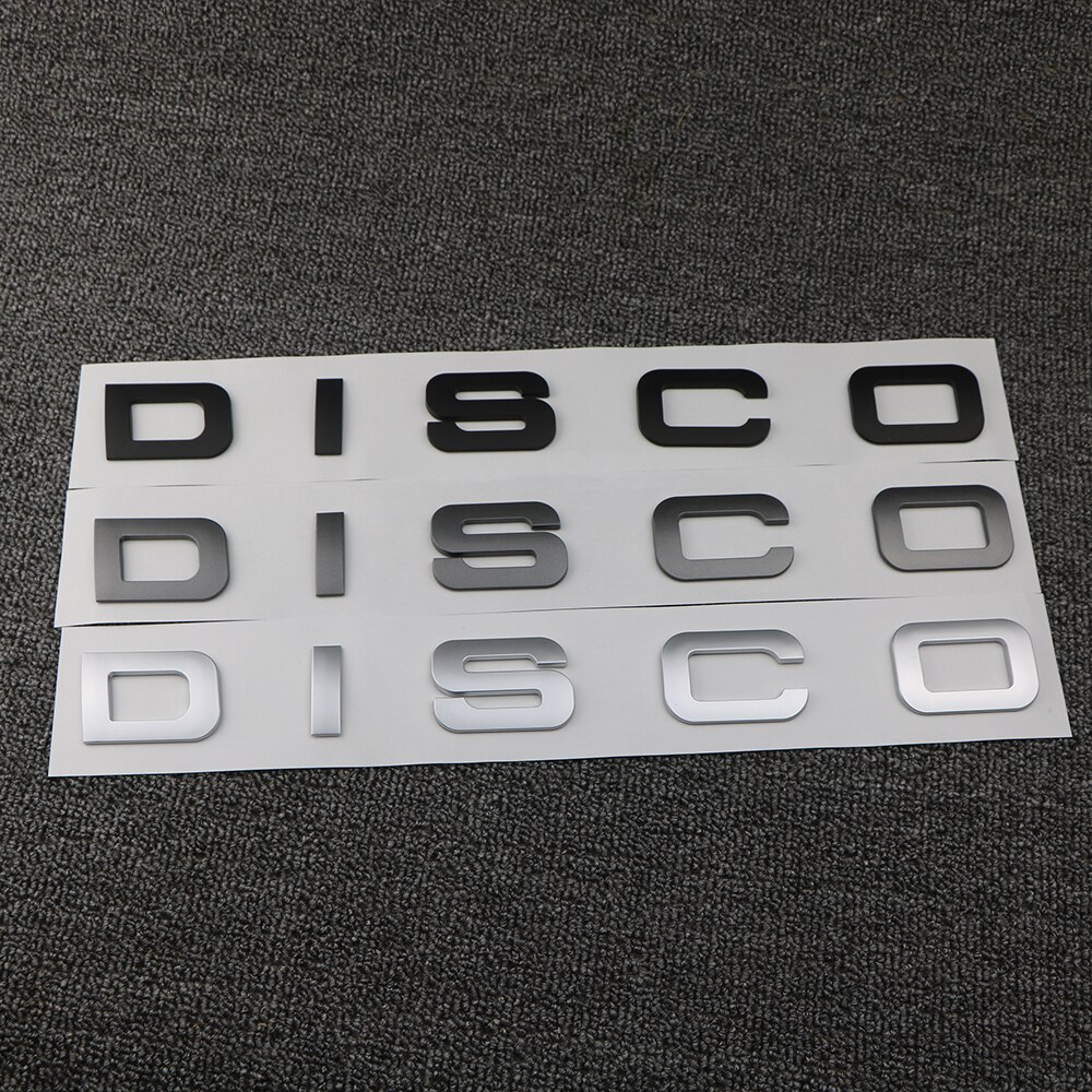 Round Font Letter Emblem Badge Special for DISCOVERY Car Styling ...