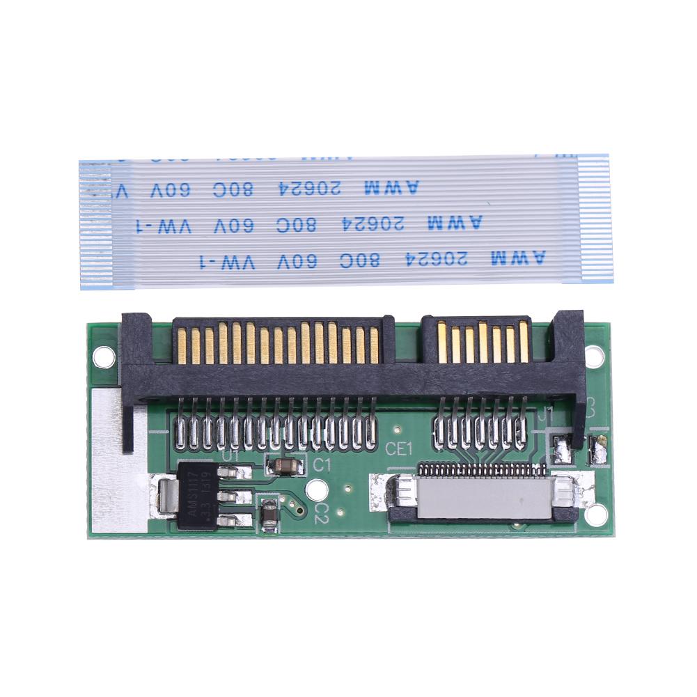 1.8inch LIF to 2.5inch SATA 24Pin ZIF to 22Pin SATA Converter Adapter ...
