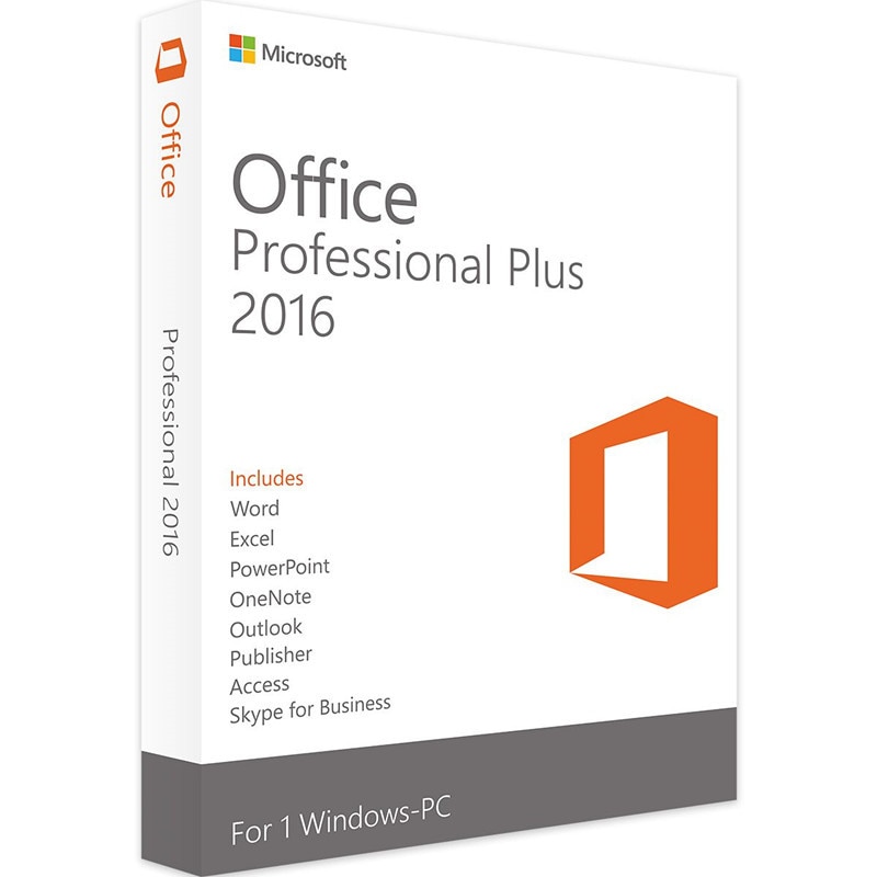 Microsoft Office 2016 Professional Plus for Windows PC Retail Boxed ...