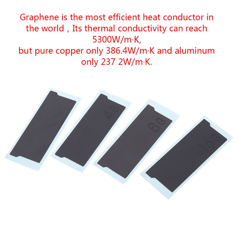 New Pure Copper Graphene Laptop Memory Heatsink Cooling Vest RAM ...